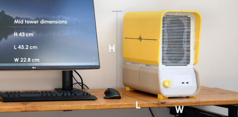 MK01 | mAtx mini Itx 3d print pc case model | Makeyo