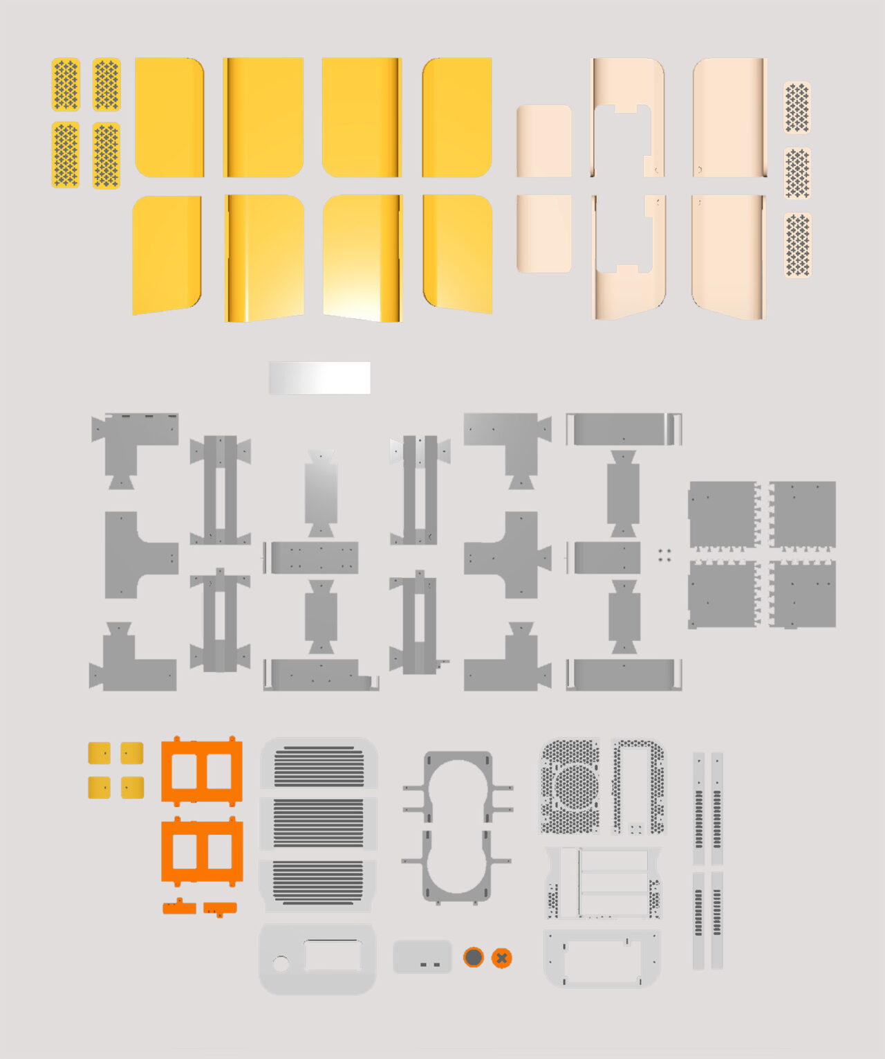 MK01 | mAtx mini Itx 3d print pc case model | Makeyo